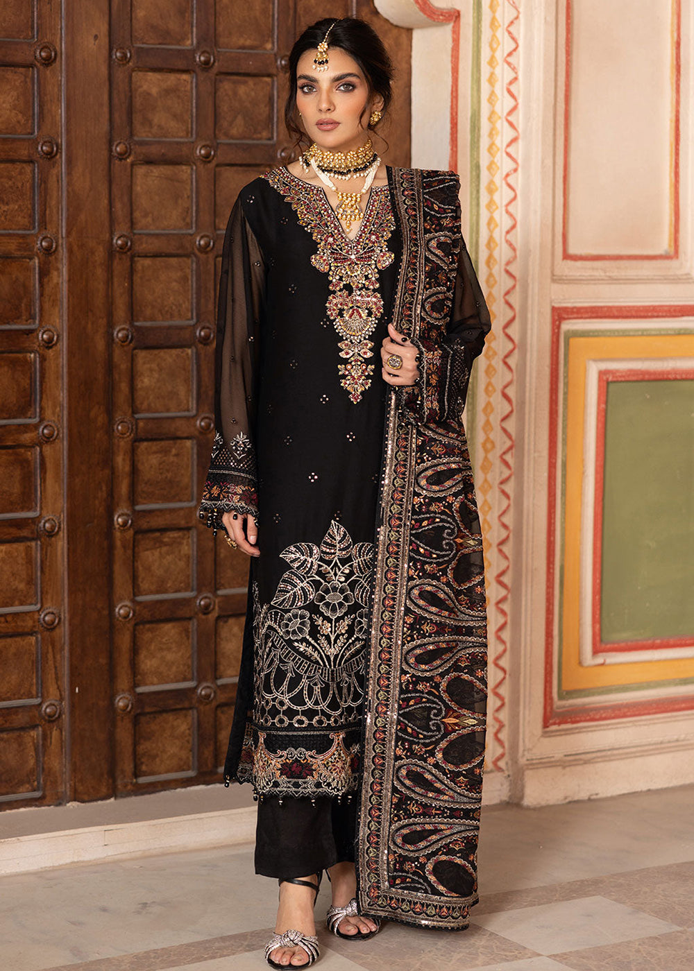 Buy Dastan Luxury Chiffon Collection '25 by Ramsha | T - 304 @Empress – Empress Clothing