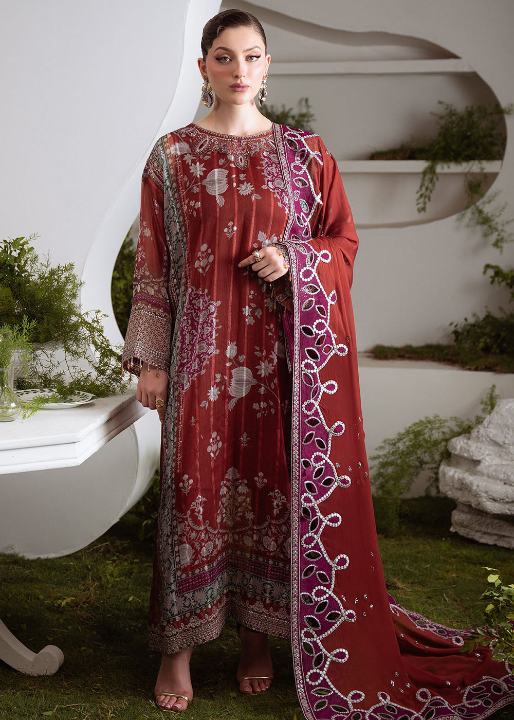 Buy Amaya Luxury Chiffon 25 by Nureh | AM-24 | Original Pakistani Suit ...