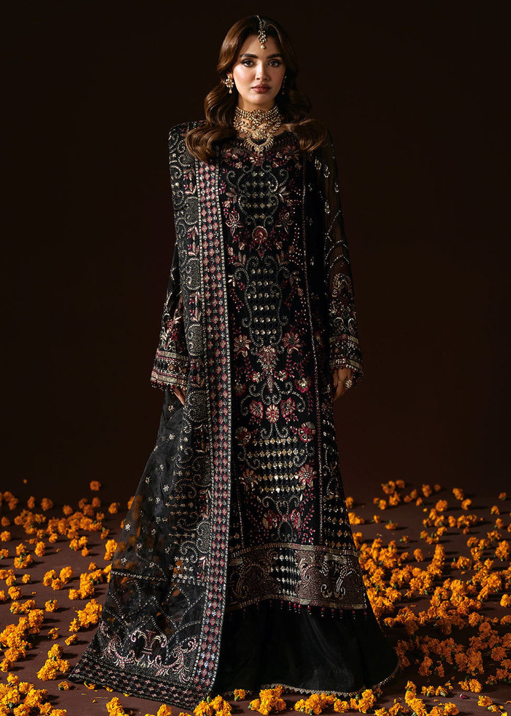 Buy Dastak Luxury Chiffon '25 by Ramsha | Q-205 | Empress Clothing
